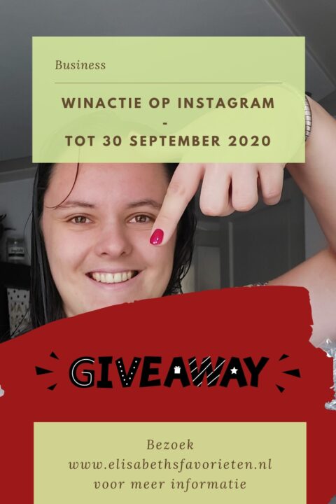 Winactie op Instagram - tot 30 september 2020 ⋆ Elisabeth's momlife ...